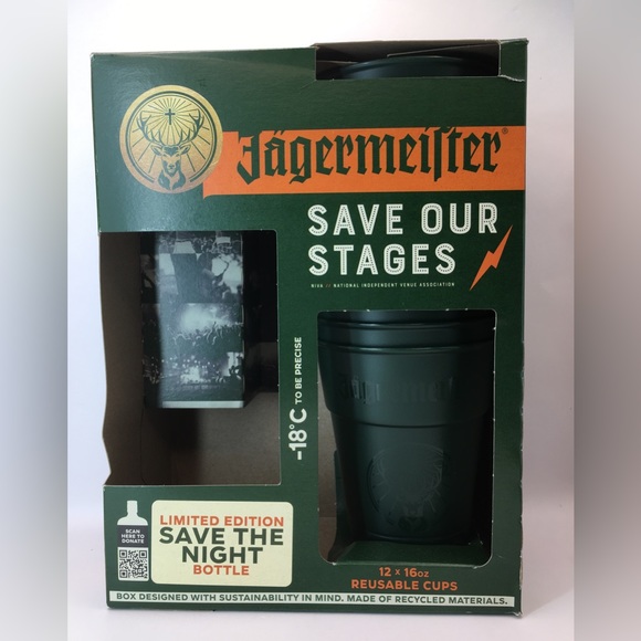 Jagermeister | Dining | Jagermeister Logo 6oz Cups Green Plastic ...